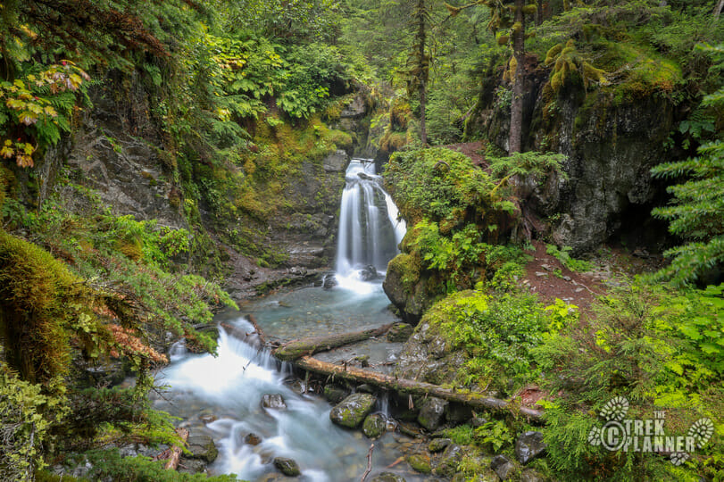 Waterfall Girdwood Alaska Waterfall Girdwood Alaska